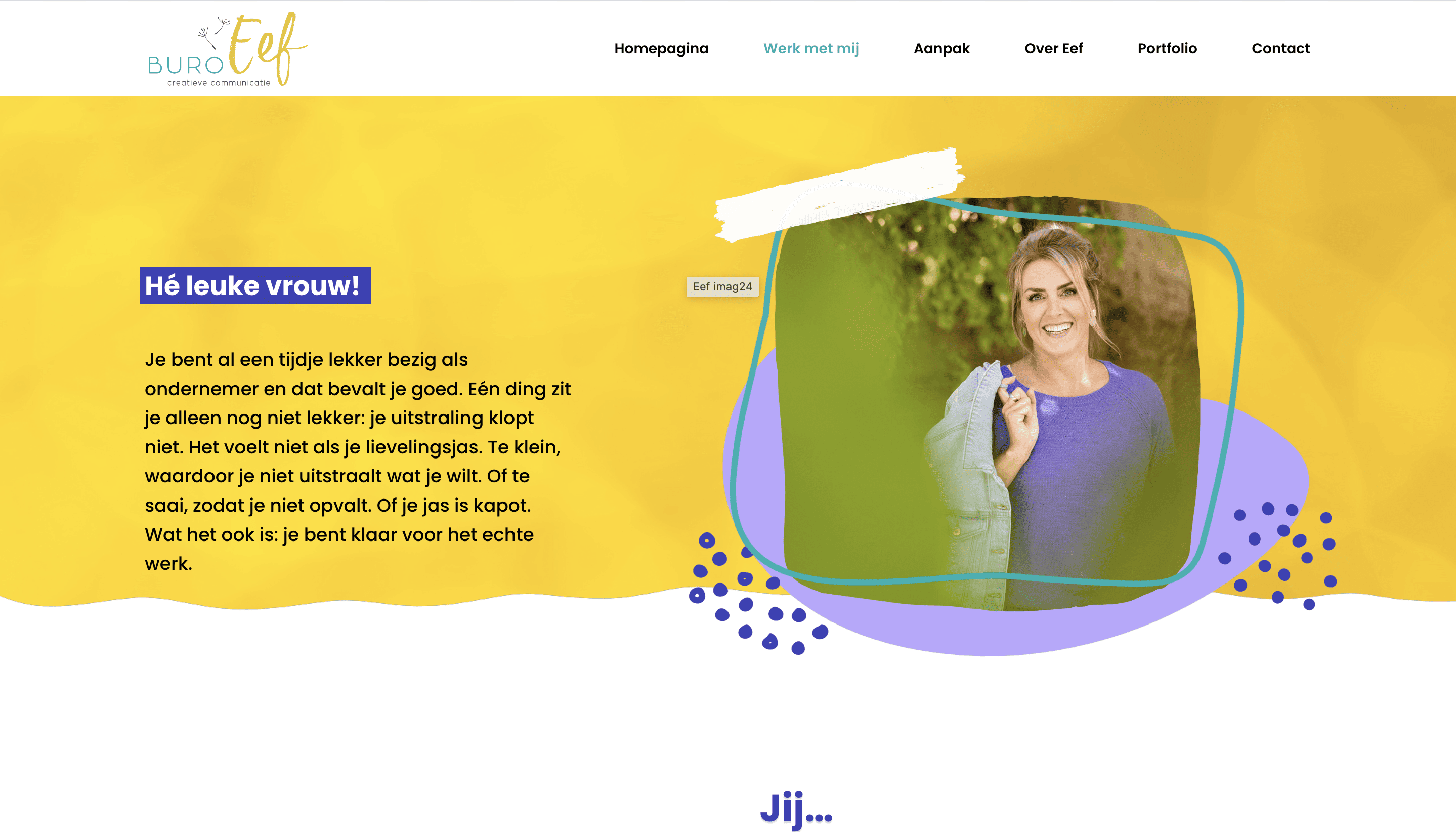 Werk met mij - Buro Eef